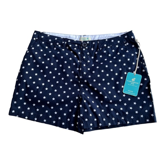 Caribbean Joe | Shorts | Caribbean Joe Watermelon Beach Navy White Star ...